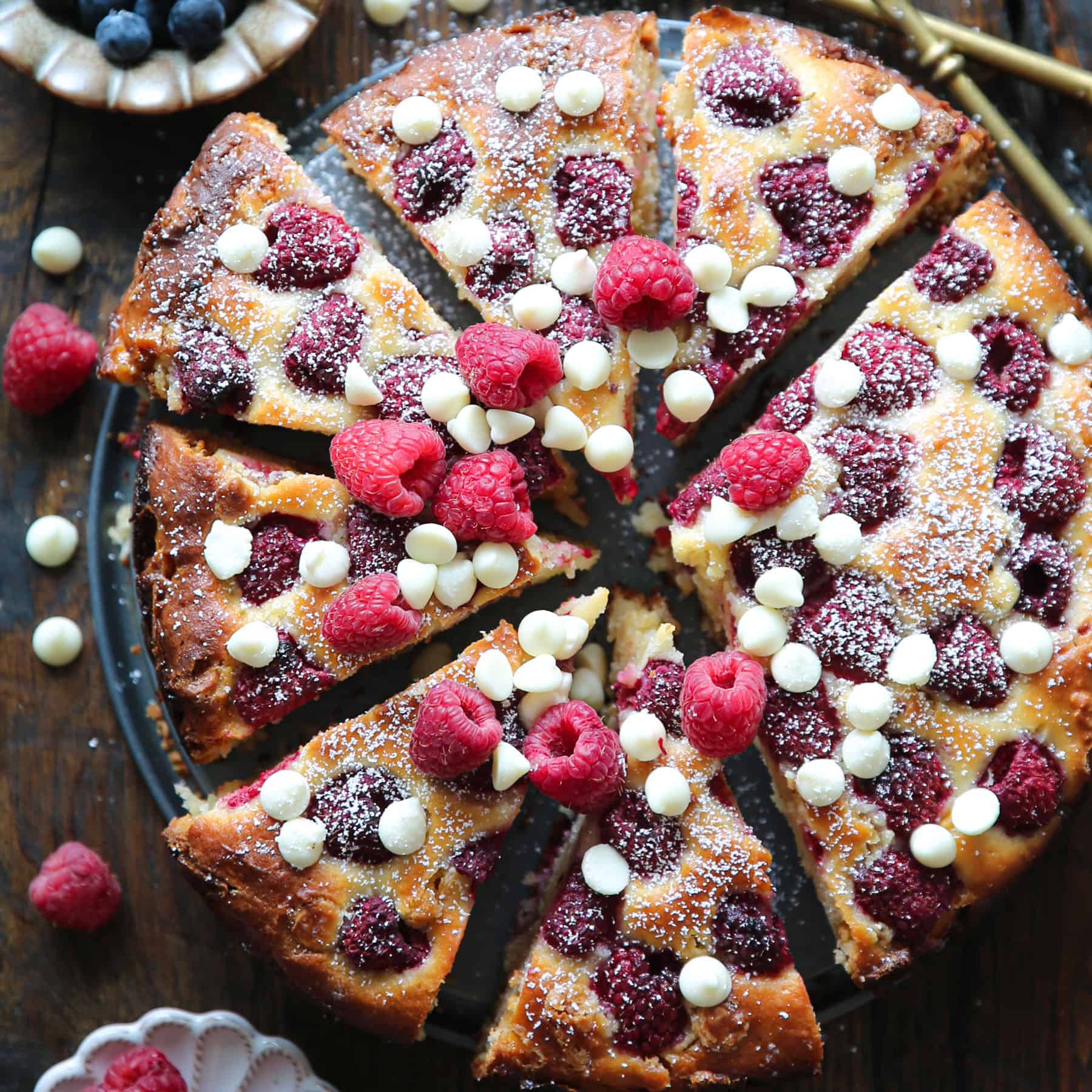White Chocolate Chip Raspberry Cake - Julia's Album