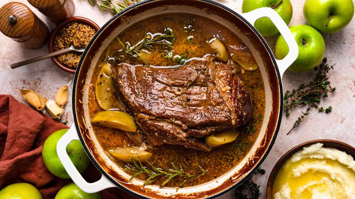 Apple Cider Braised Pork Shoulder - Julia's Album