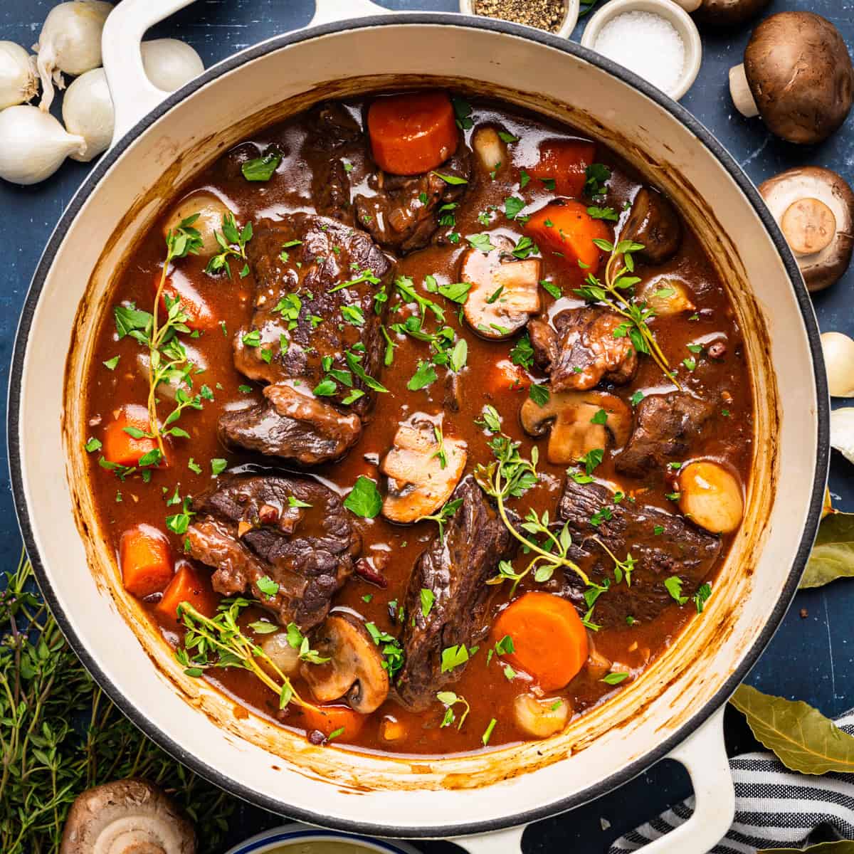 Beef Bourguignon (French Red-Wine Beef Stew) - Julia's Album
