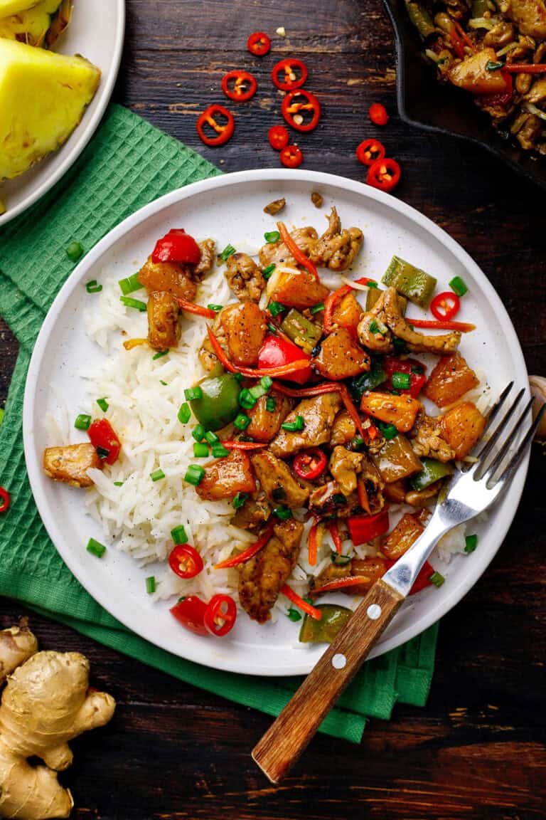 One-Pan Pineapple Pork (Sweet, Spicy, and Sticky) - Julia's Album
